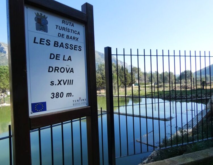 La Ruta de Barx, la ruta de les basses de la Drova y la nevera